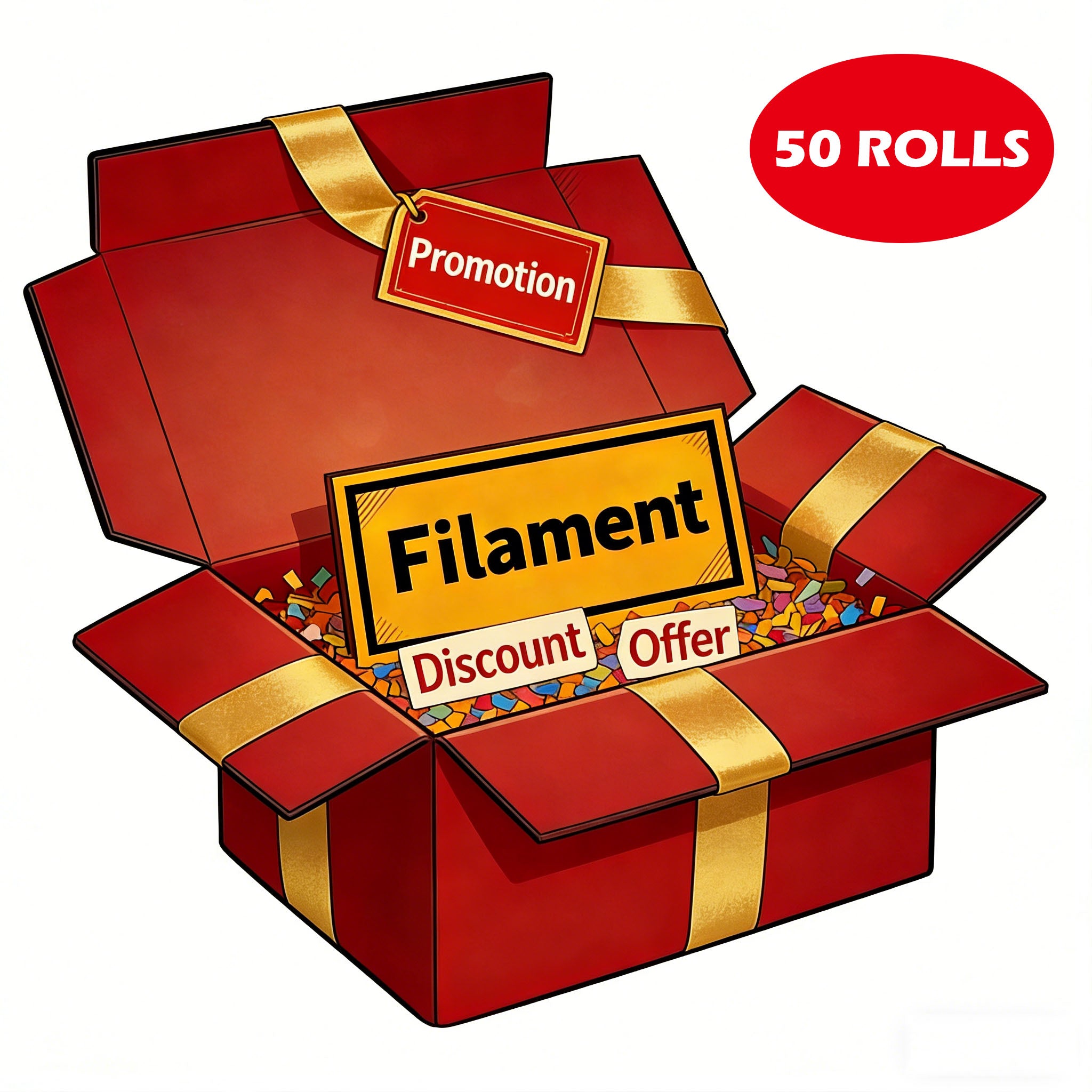 KINGROON Random Filament (50 Pack) – KINGROON 3D